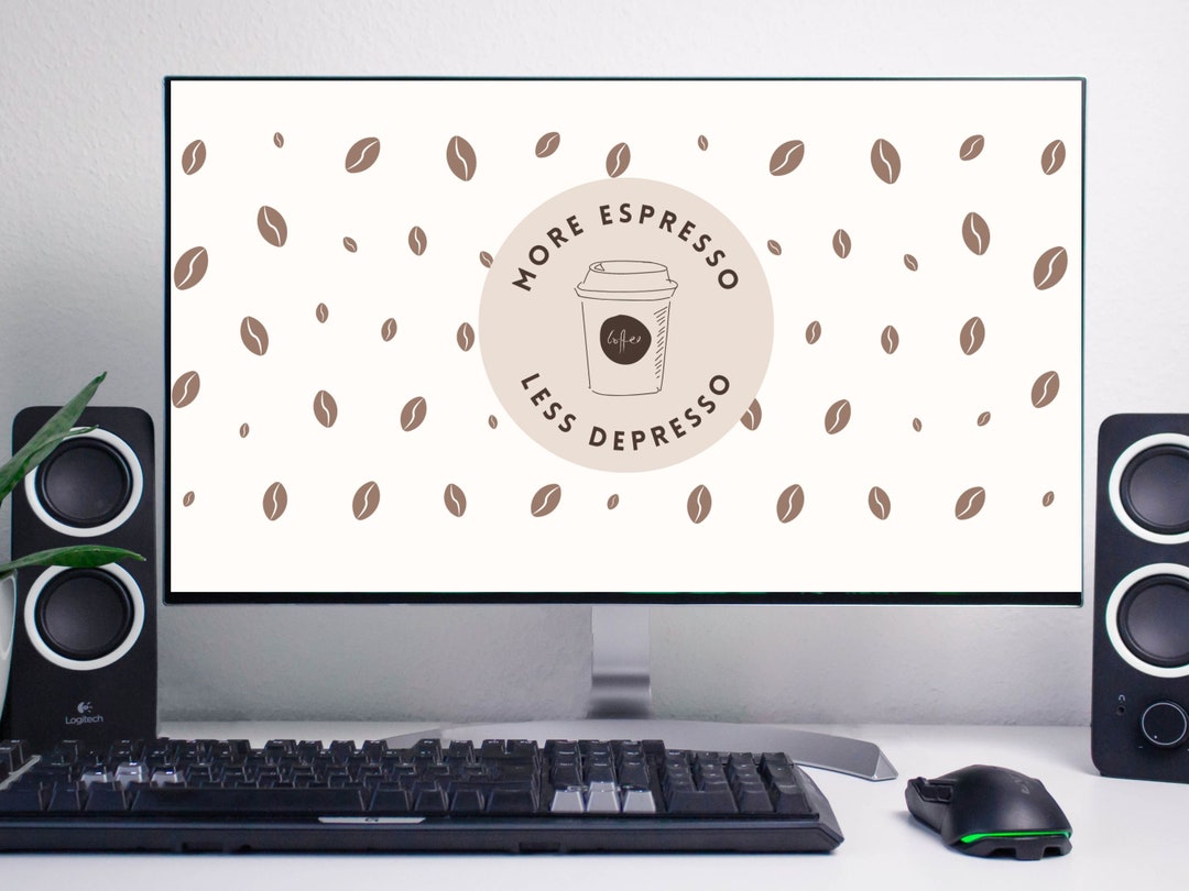 Espresso Desktop Wallpaper / Computer Background Colourful Quirky Mac ...