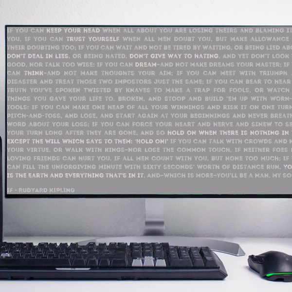 Poetry Desktop Wallpaper - Etsy