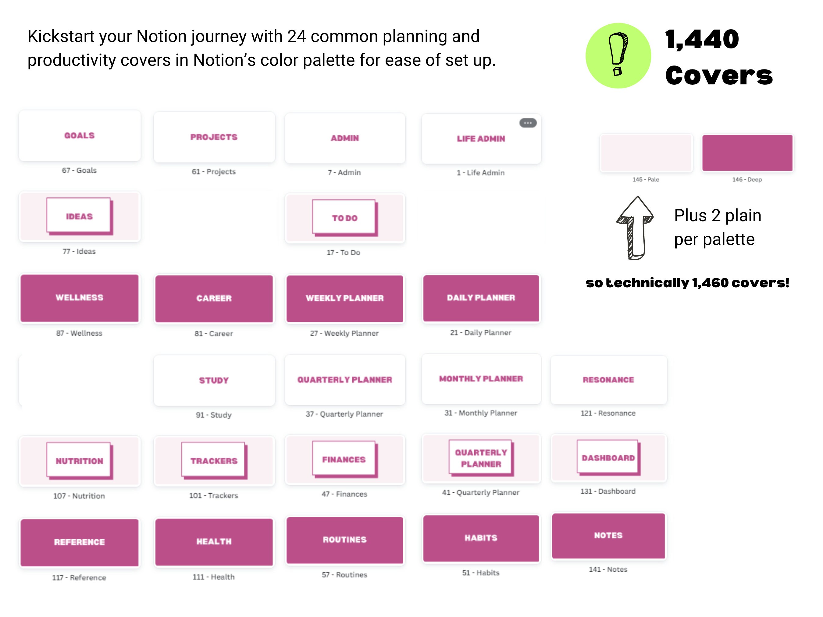 Notion Headers for Beginners, Minimalists, Color Nerds. Notion Template ...