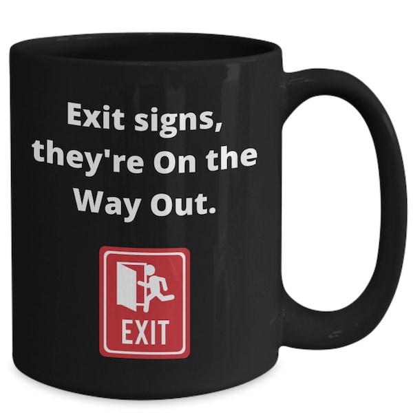 Funny Exit Sign - Etsy