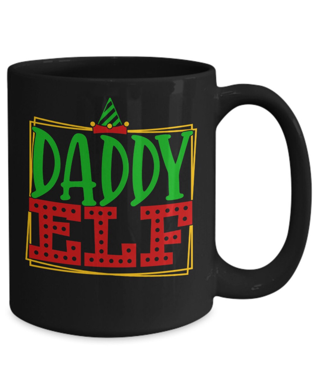 Daddy Elf Christmas Mug for Dad or Daddy - Etsy