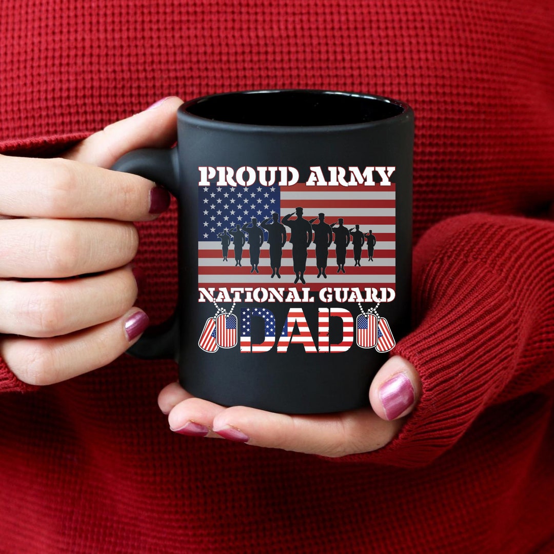 Proud Army National Guard Dad Mug - Etsy