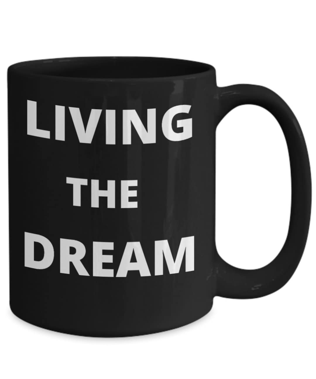 Living the Dream Mug, Funny Office Mug, Friend Birthday Mug, Co Worker ...