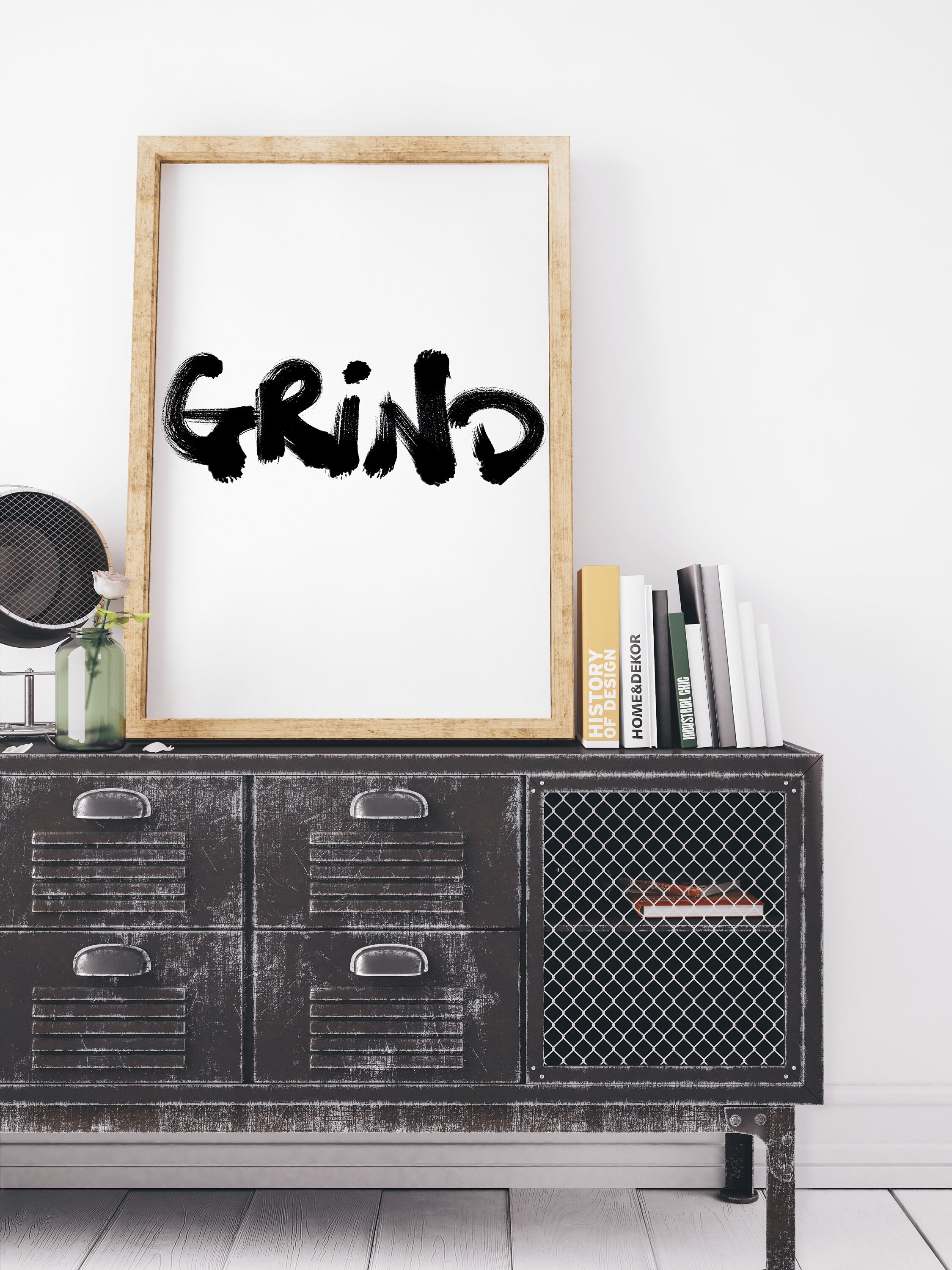 GRIND Motivational Wall Art, Inspirational Wall Art, Printable Wall Art ...