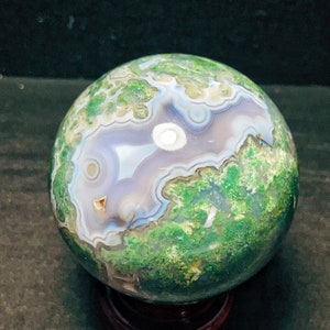 Natural Ocean Jasper Ball / Fruit Jsaper/green Jasper/ Red Jasper ...