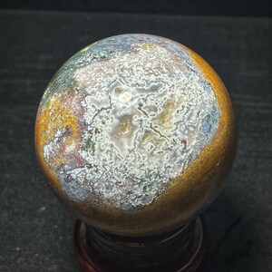 Natural Ocean Jasper Ball / Fruit Jsaper/green Jasper/ Red Jasper ...