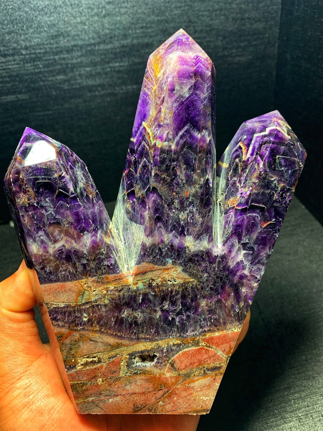 Dream Amethyst Tower Chevron Amethyst Tower Fantastic Amethyst Pillars ...