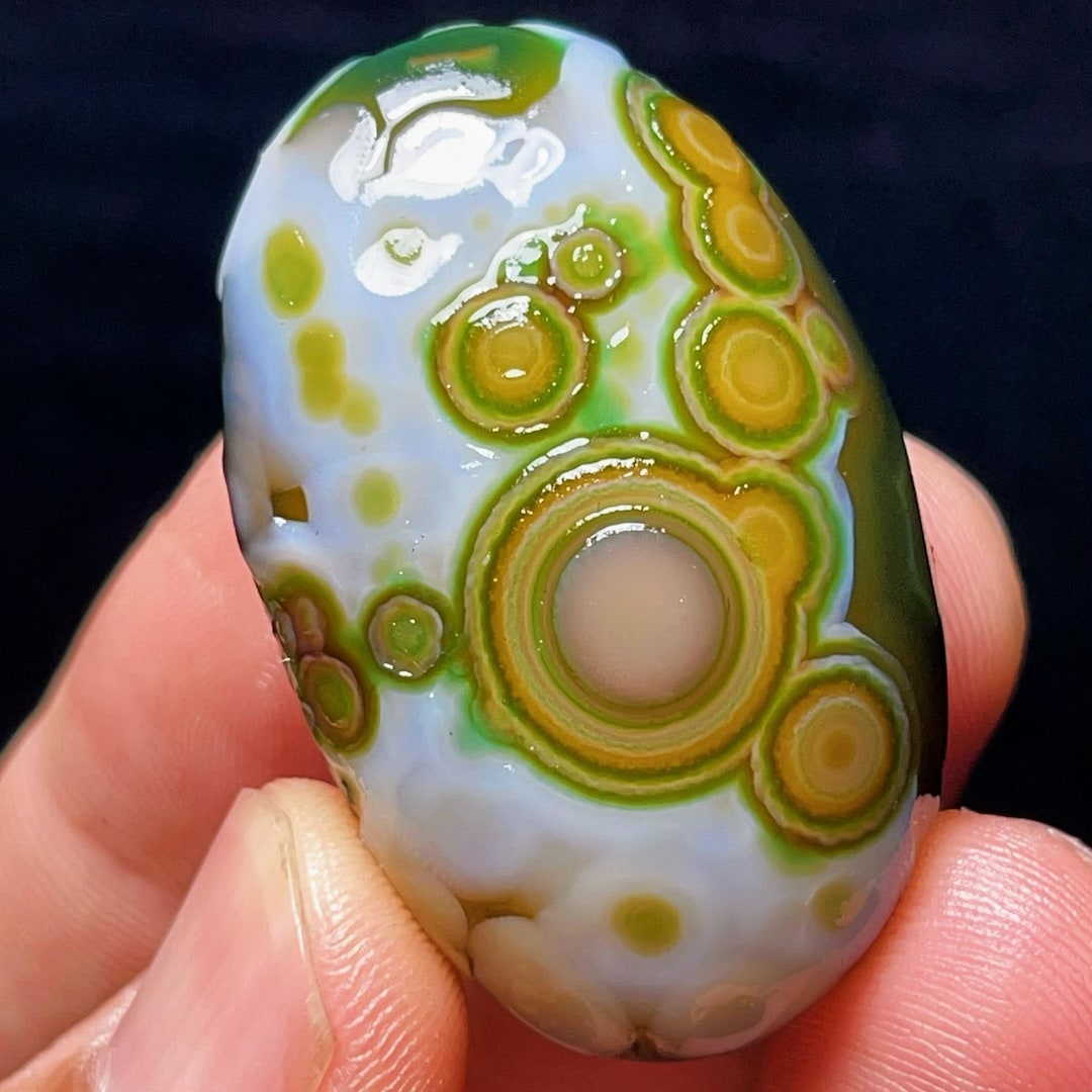 Wow, Very Rare Gobi Agate Eyes Agate/stone Madagascar /healing Agate ...