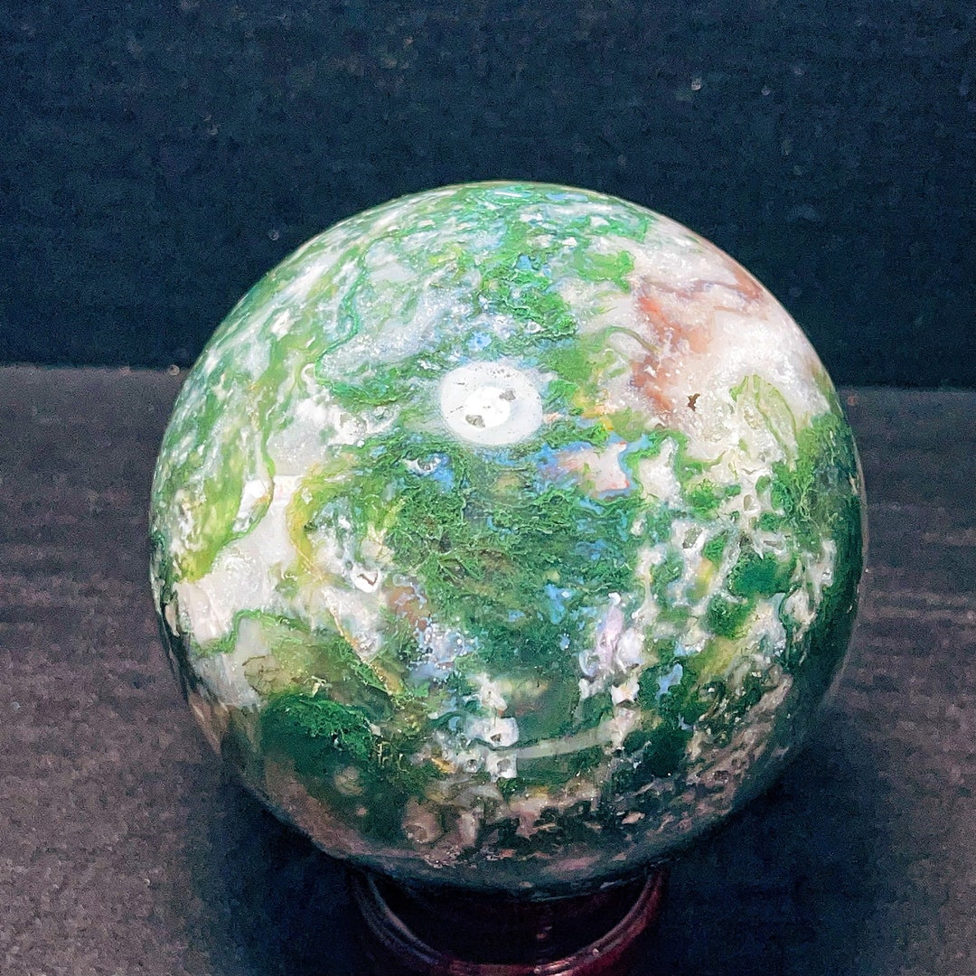 Natural Ocean Jasper Ball / Fruit Jsaper/green Jasper/ Red Jasper ...