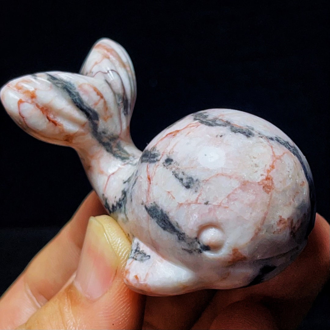Hand Carving Whale Quartz Crystal Mineral Specimen,rock,home Decoration ...