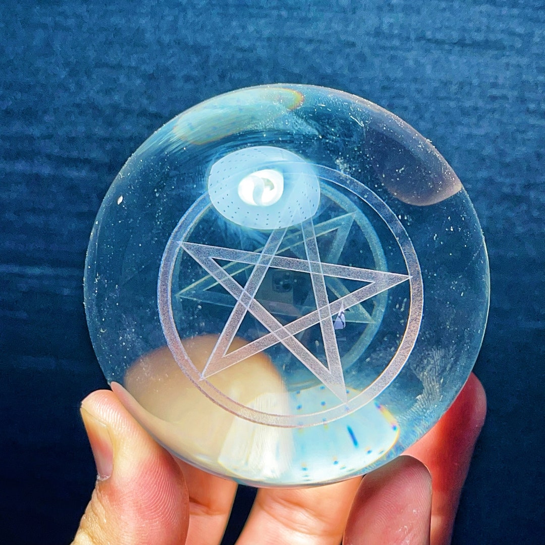Quartz Crystal Ball: Energy Healing Meditation Stone (80mm) - Etsy