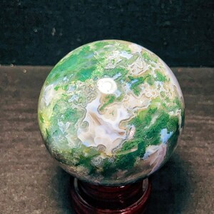 Natural Ocean Jasper Ball / Fruit Jsaper/green Jasper/ Red Jasper ...