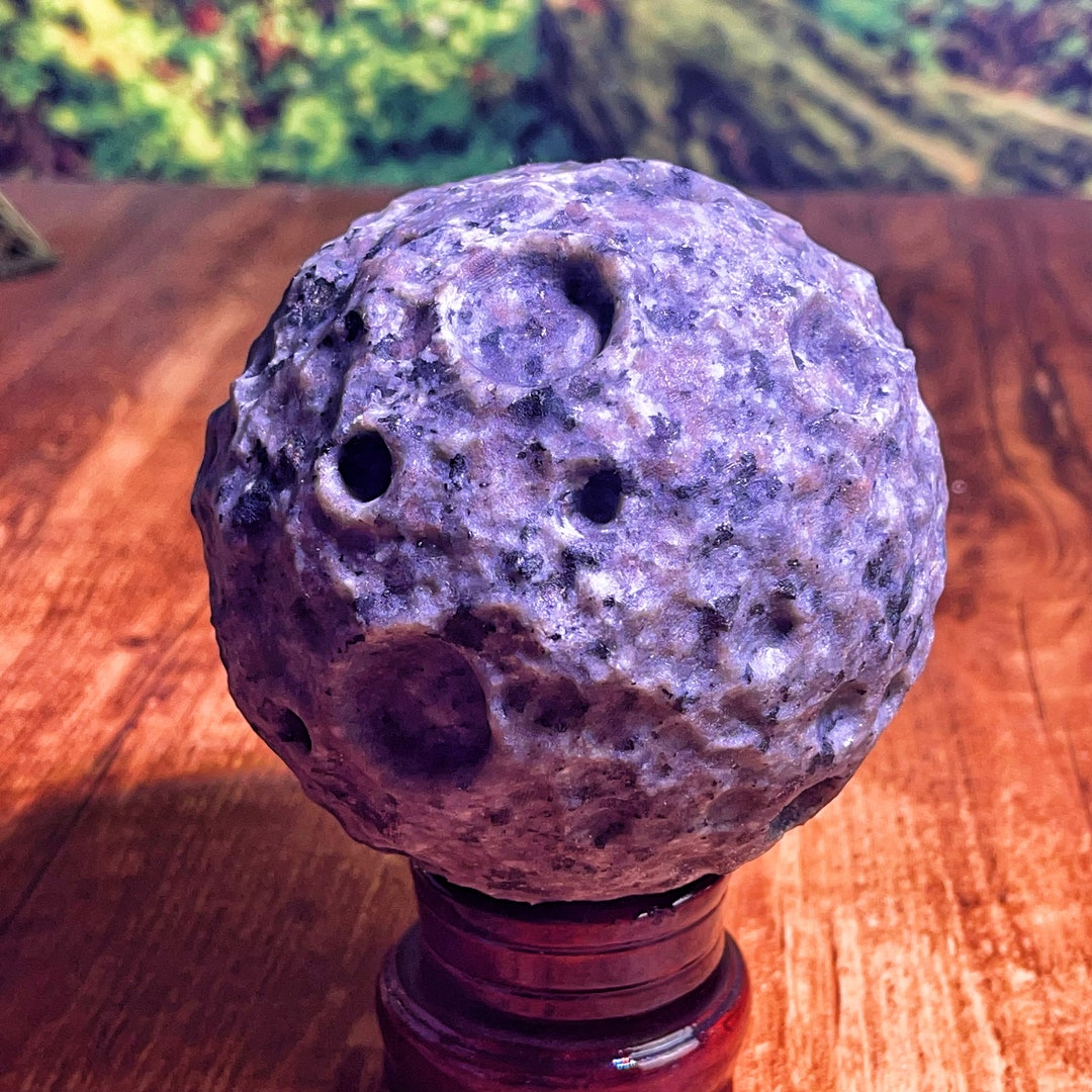 Yooperlite Moon Sphere: Reiki Healing Crystal Ball - Etsy