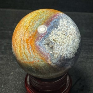 Natural Ocean Jasper Ball / Fruit Jsaper/green Jasper/ Red Jasper ...