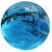 Crystal Ball, Blue Crystal Ball Glass Gaze Crystal Ball Divination ...
