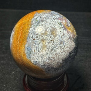 Natural Ocean Jasper Ball / Fruit Jsaper/green Jasper/ Red Jasper ...