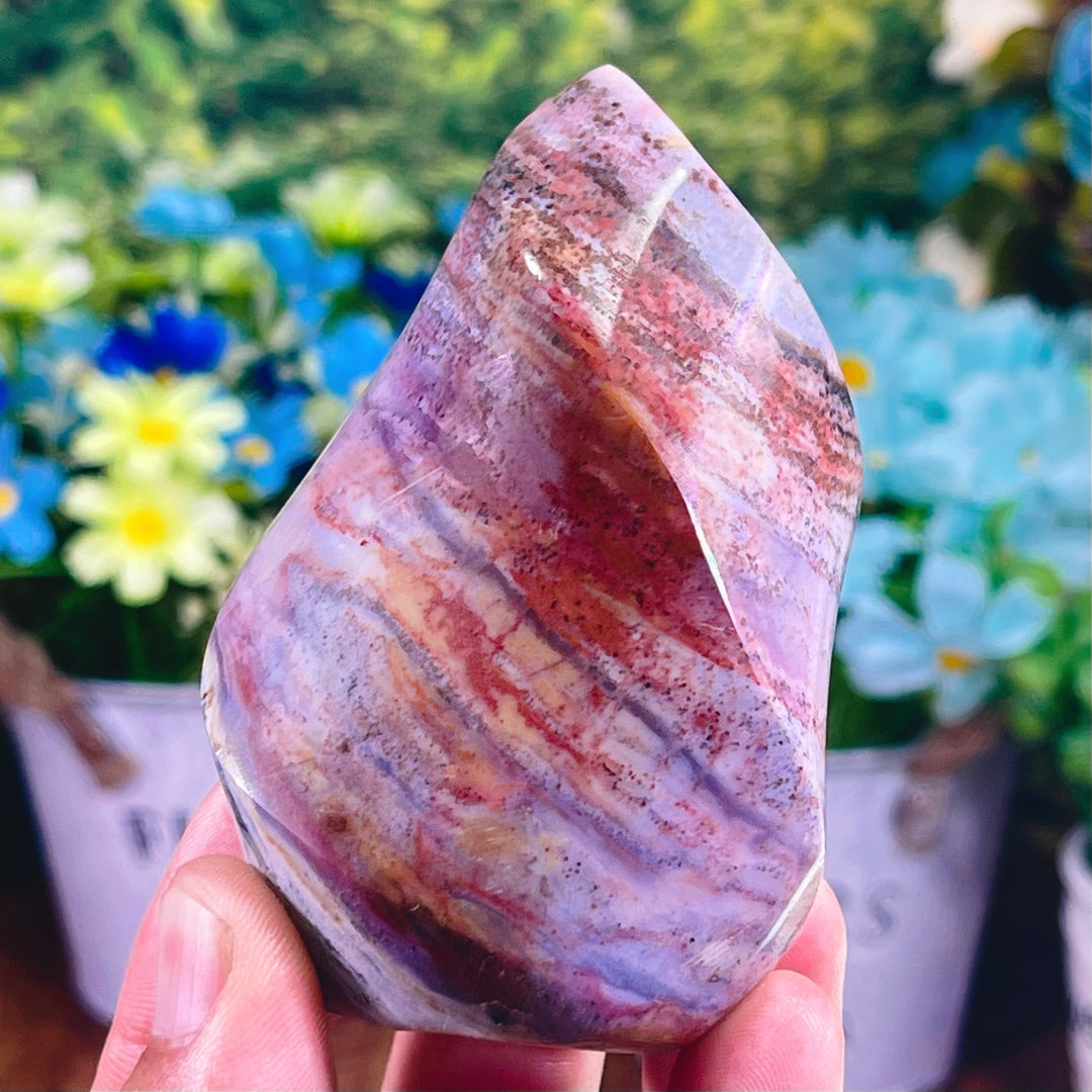 Ocean Jasper Flame Ocean Jasper Tower /orbicular Jasper /chakra/reiki ...