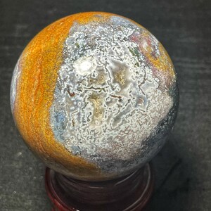 Natural Ocean Jasper Ball / Fruit Jsaper/green Jasper/ Red Jasper ...