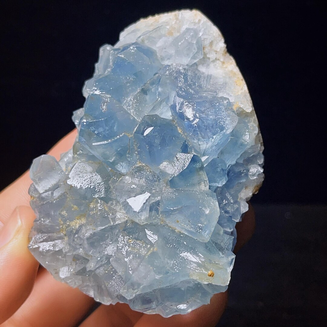 Natural Blue Crystal Cave, Irregular Random Follow-up Crystal Cave ...