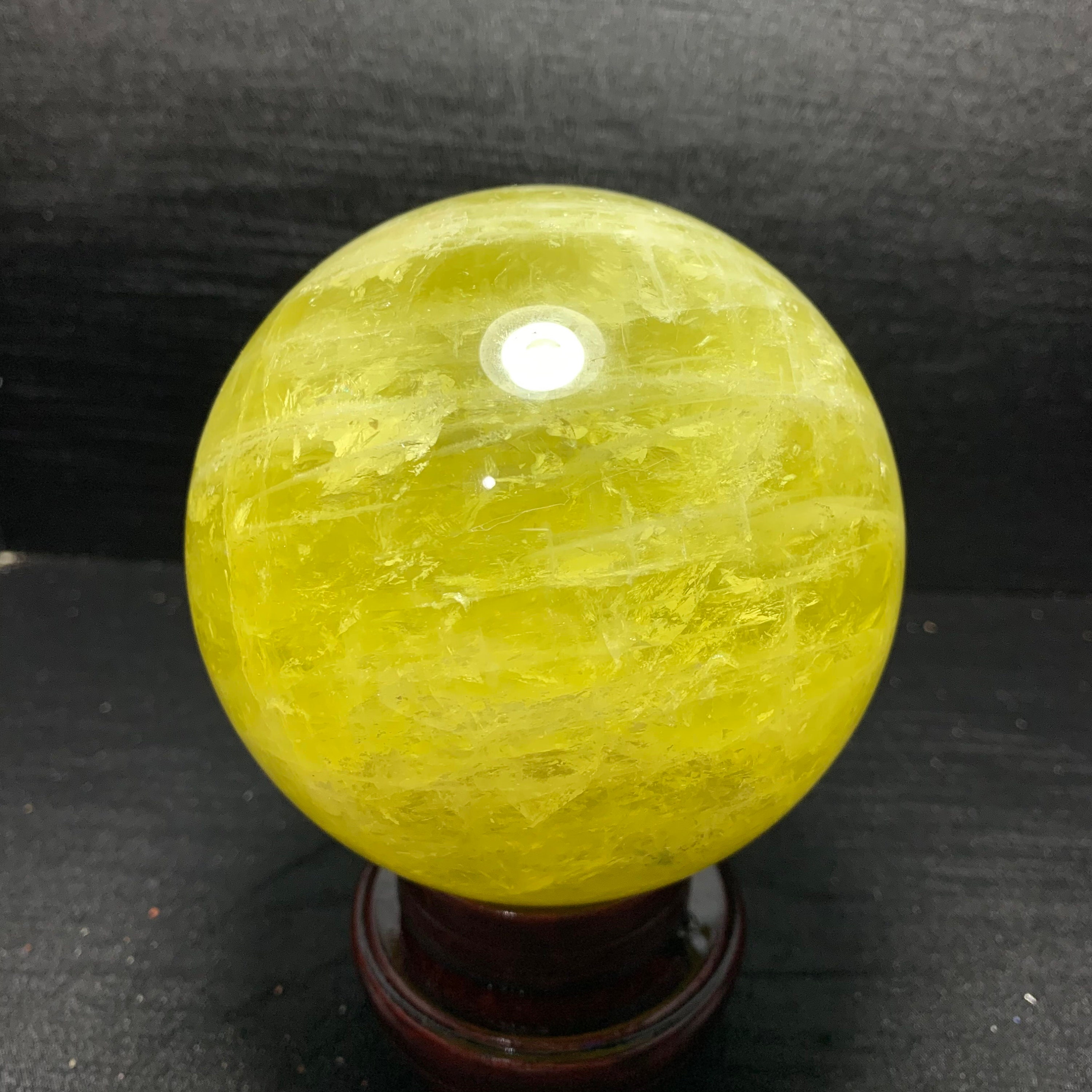 Yellow Crystal Ball With Strong Magnetic Random Delivery - Etsy UK