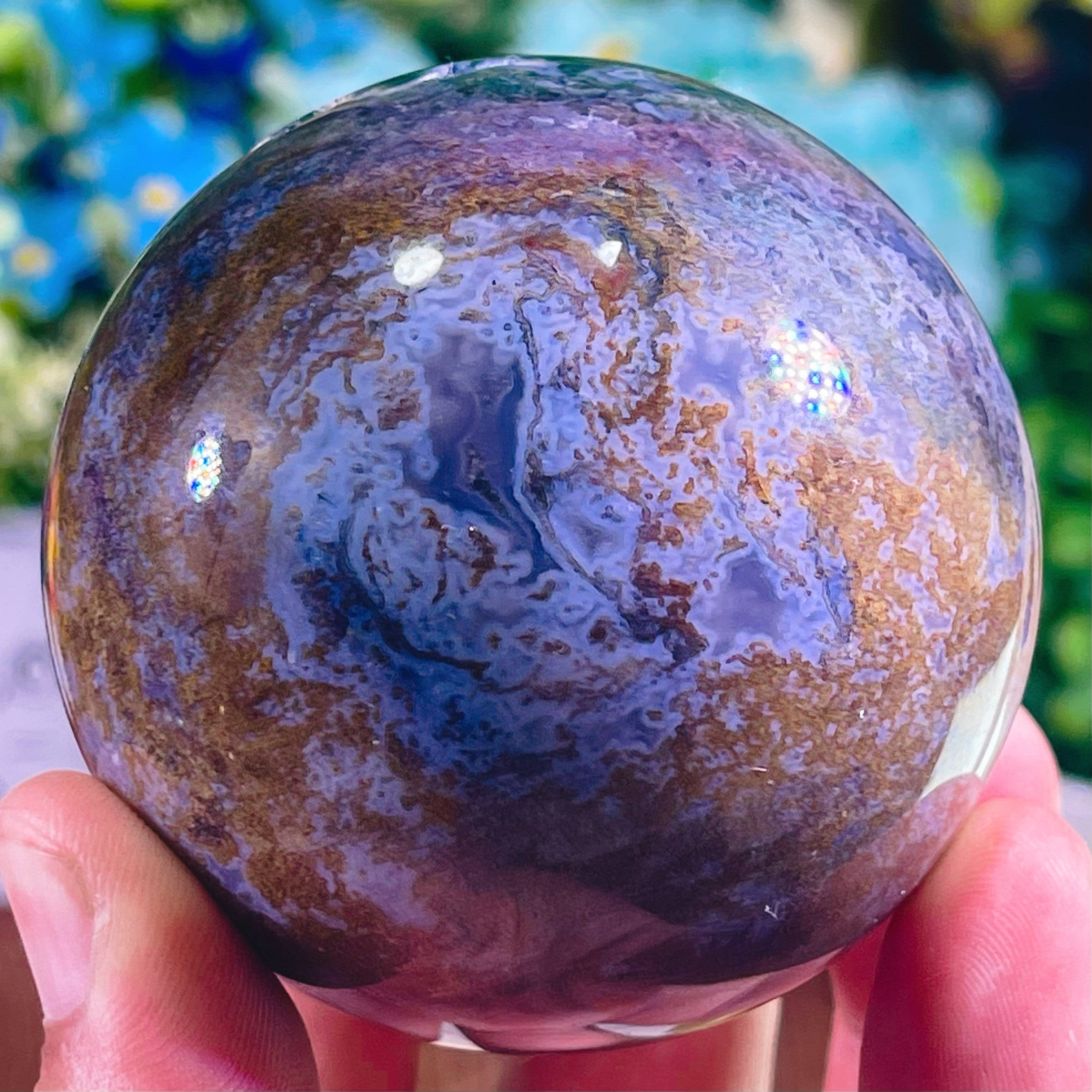 Ocean Jasper Ball / Fruit Jsaper/green Jasper/ Red Jasper - Etsy