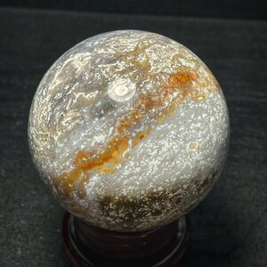 Natural Ocean Jasper Ball / Fruit Jsaper/green Jasper/ Red - Etsy