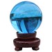 Crystal Ball, Blue Crystal Ball Glass Gaze Crystal Ball Divination ...