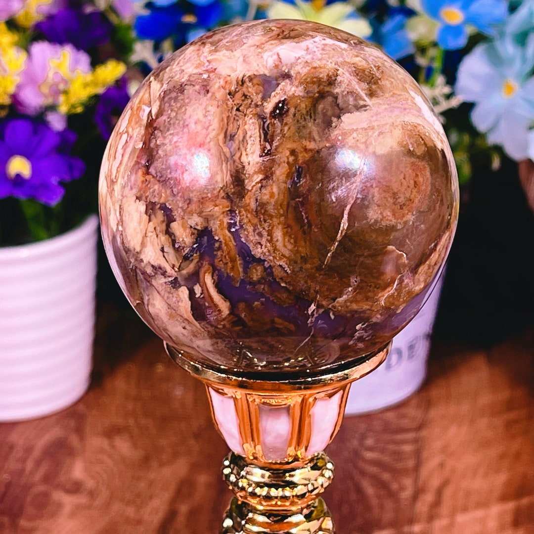 Ocean Jasper Ball / Fruit Jsaper/green Jasper/ Red Jasper - Etsy