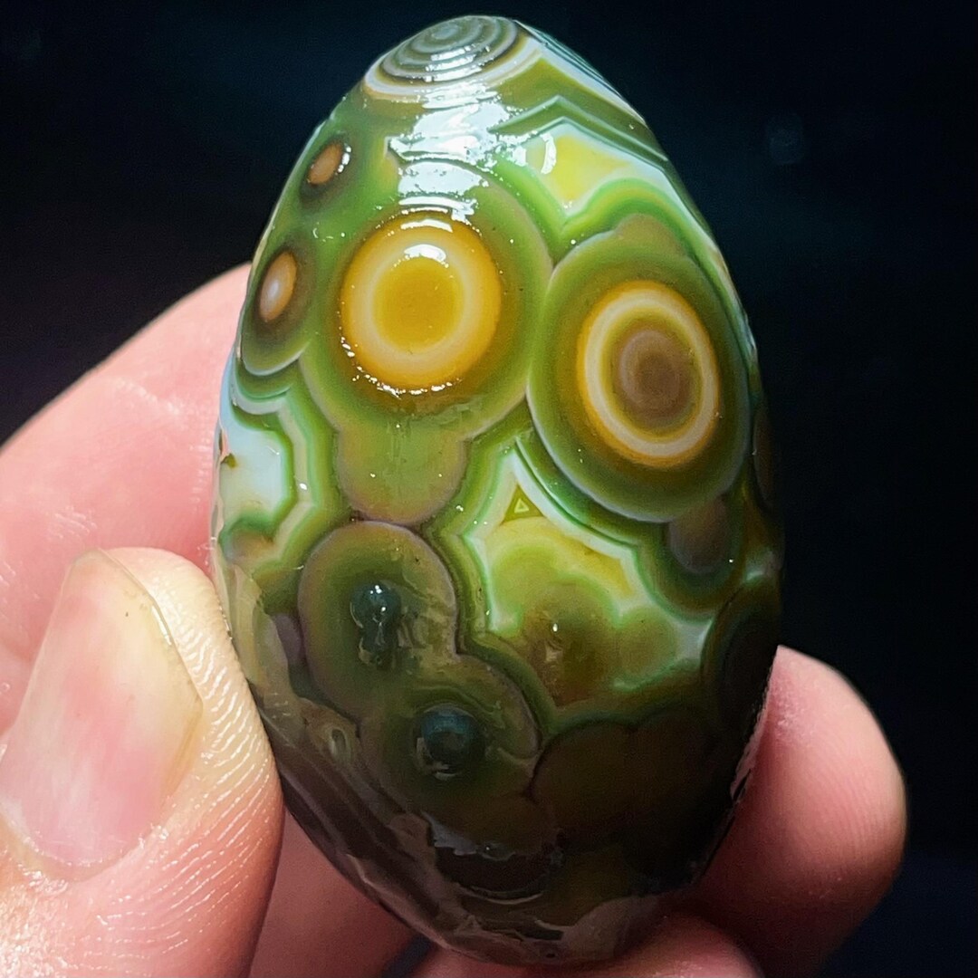 Chinese Gobi Agate Stone: Natural Bubble Agate Healing Crystal - Etsy
