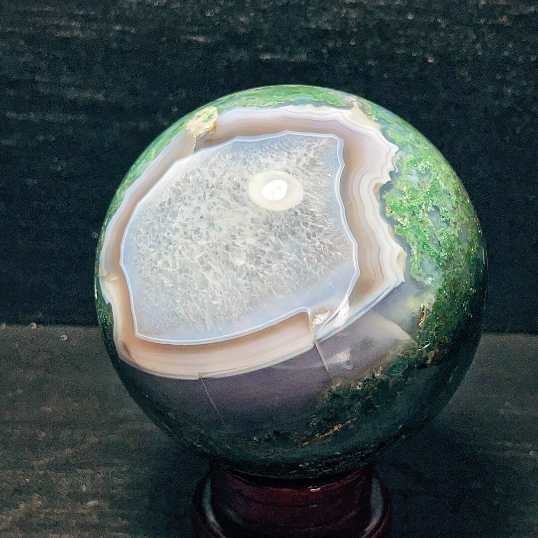 Natural Ocean Jasper Ball / Fruit Jsaper/green Jasper/ Red Jasper ...
