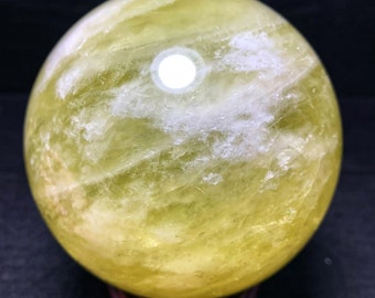 Yellow Crystal Ball - Etsy