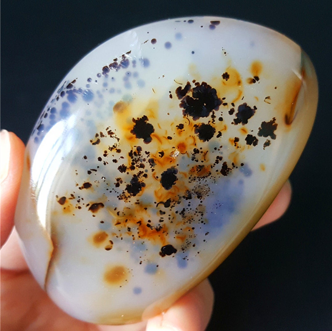 TOP Beatiful Polished Silk Banded Agate Crystal From Madagascar/healing ...