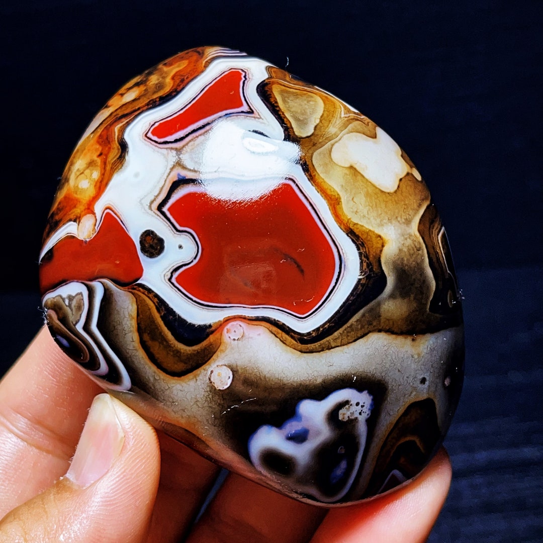 AAAAA Beatiful Polished Silk Banded Agate Crystal From Madagascar ...