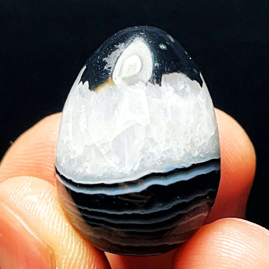 TOP 20G Natural Gobi Agate Eyes Egg/silk Agate Stone Madagascar ...