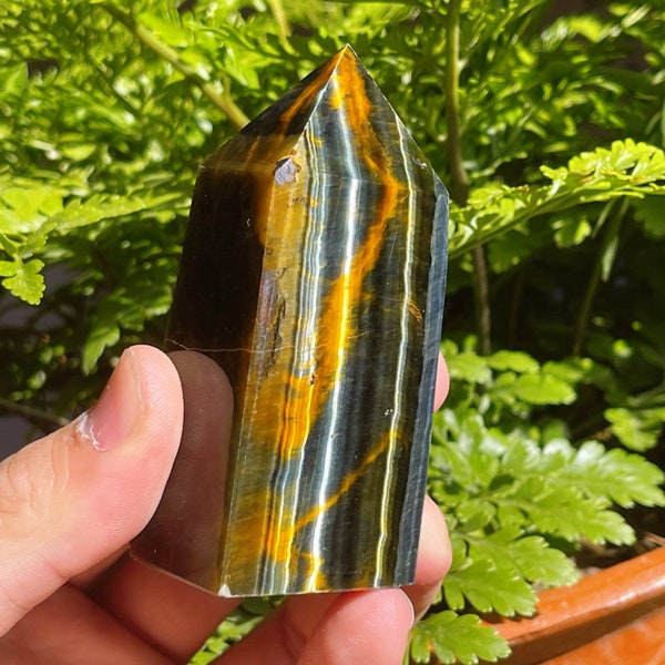 Blue Tiger Eye Stone - Etsy