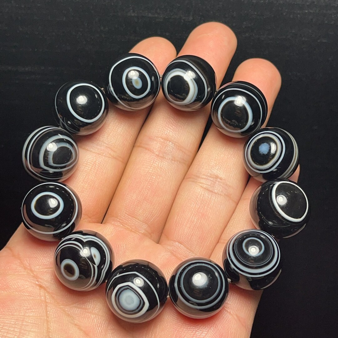 AAAAA Natural Beautiful Gobi Agate Eyes Agate Bracelet /stone Healing ...