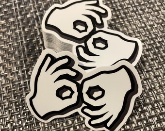Sign Language Interpreter Vinyl Decal Sticker - Etsy