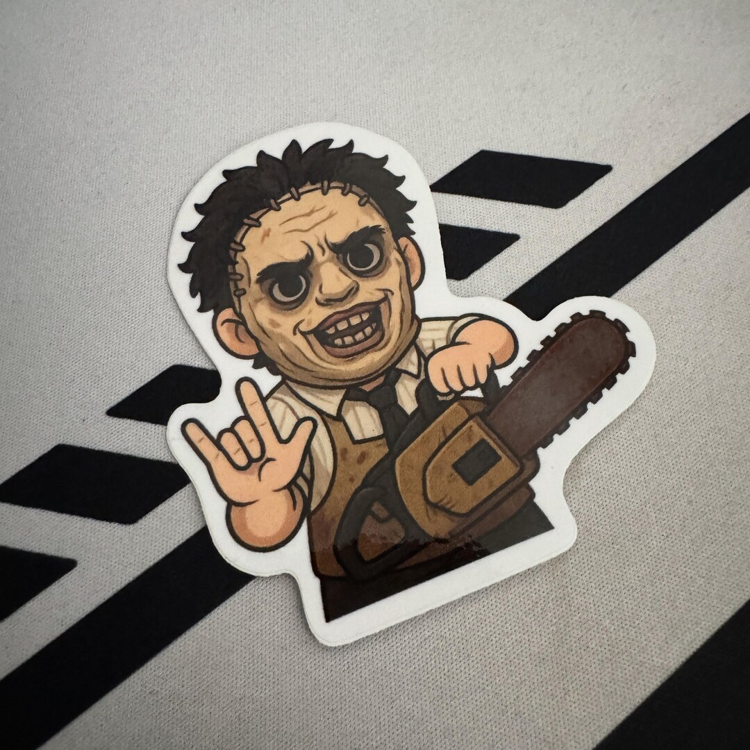 Leatherface Sticker, I Love You Sign Language - Etsy