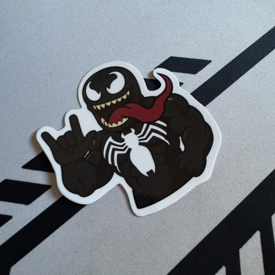 Venom Sticker, I Love You Sign Language - Etsy