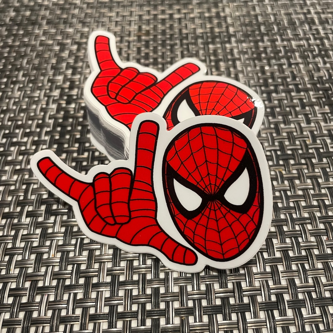 Spider-man ILY ASL - Etsy