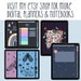 DIGITAL Notebook Goodnotes | Black Paper Notebook With Subject Tabs ...
