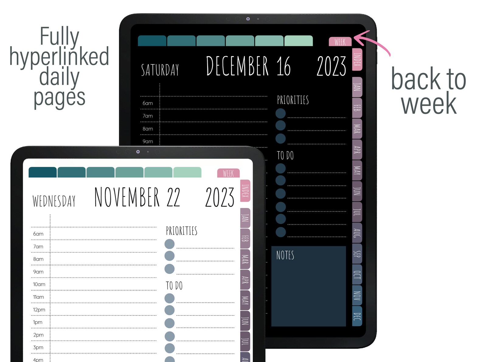 DIGITAL PLANNER 2023 Goodnotes Planner 2023 Minimalist - Etsy