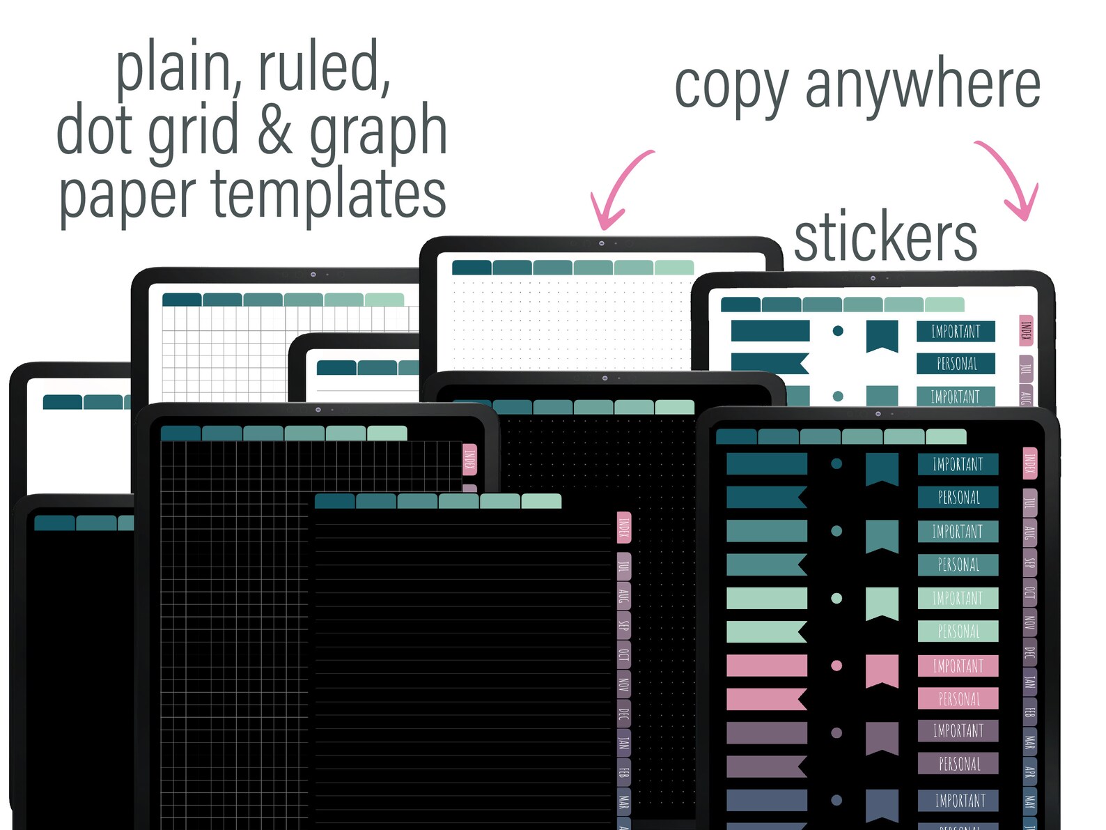 MID YEAR PLANNER 2022 2023 Digital Student Planner - Etsy