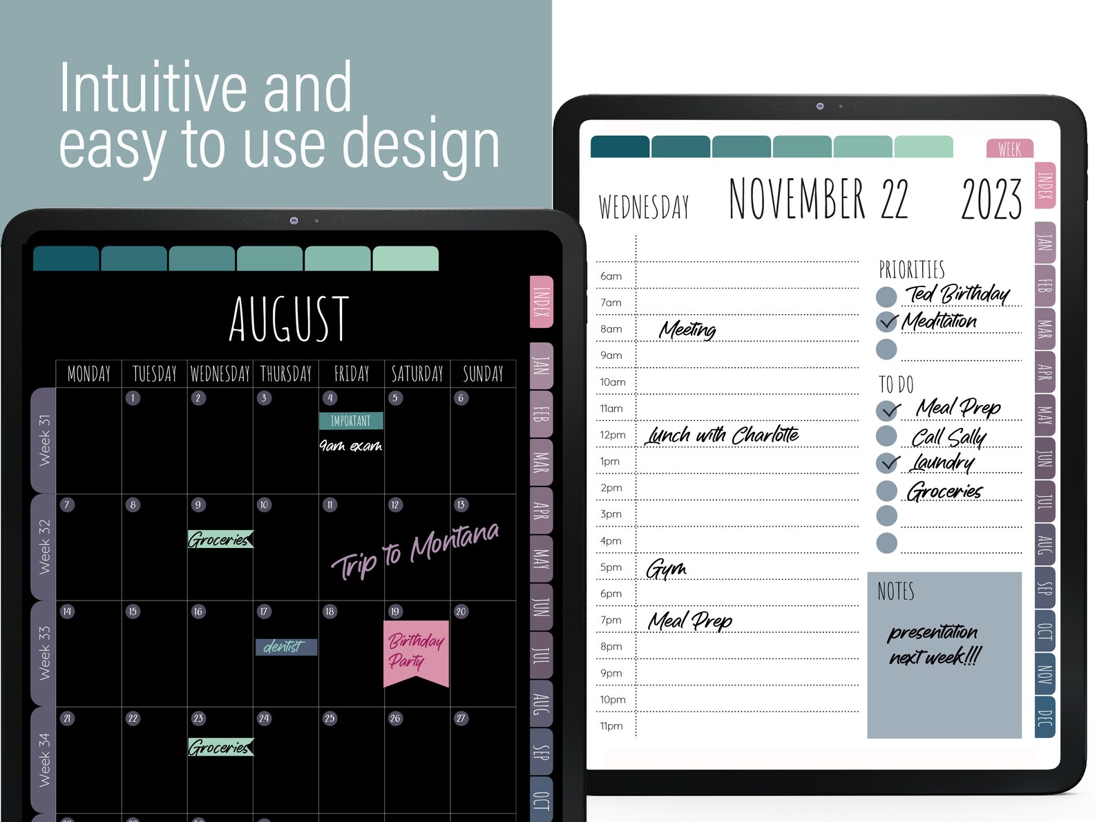 DIGITAL PLANNER 2023 Goodnotes Planner 2023 Minimalist - Etsy