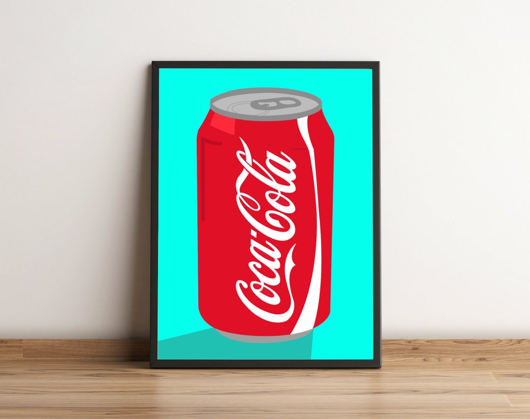 Coca Cola Original Bold Art Print - Etsy
