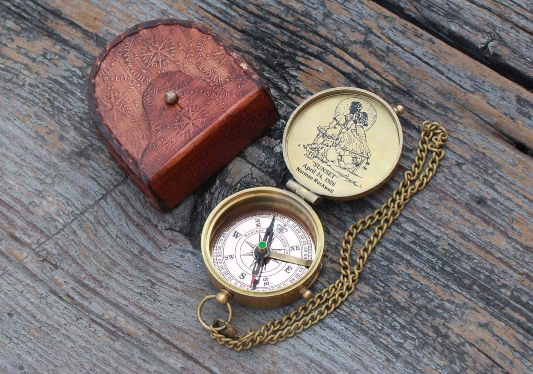 Engraved Compass Personalised Gift Handcraft Compass - Etsy UK