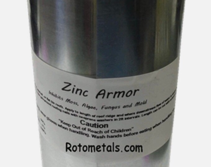 Zinc Armor, 6 Inch X 50 Foot Roll. Great for Roofing and Craft Projects ...