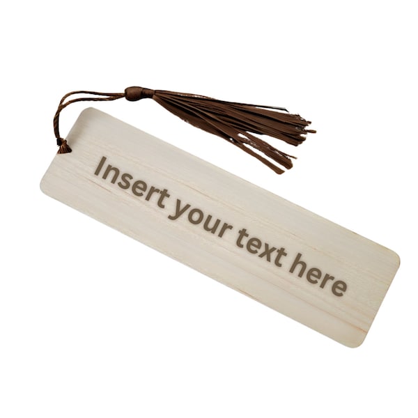 Wood Bookmark - Etsy