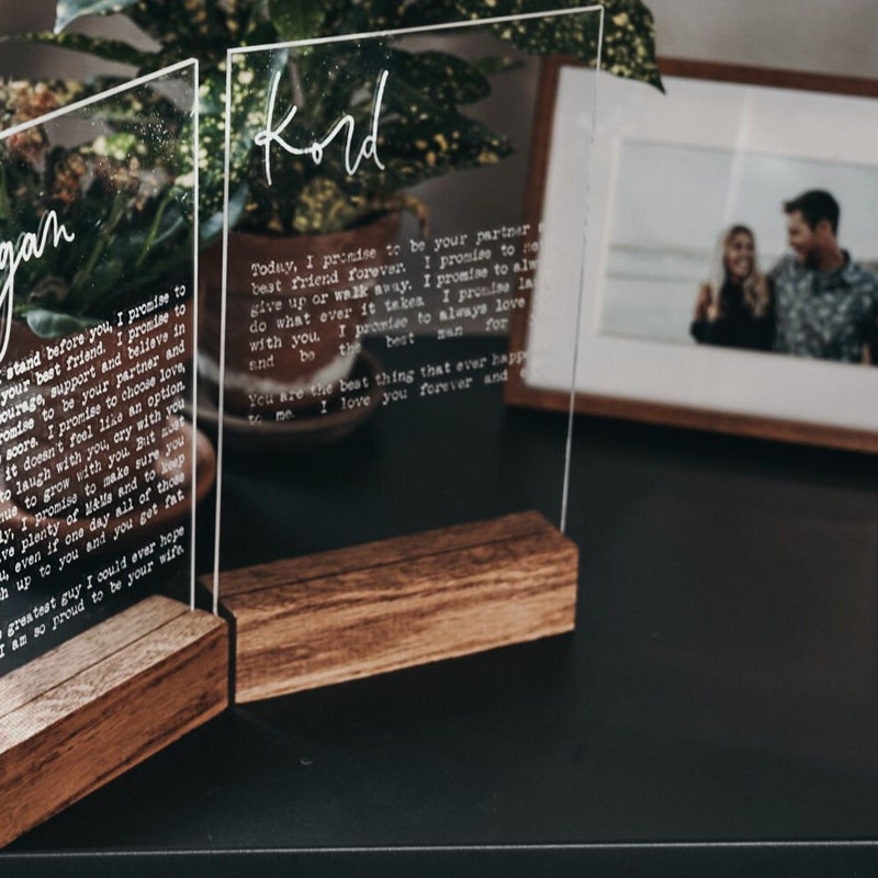 Wedding Vows Framed - Etsy