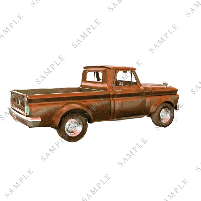 Old Truck Pngs, Truck Overlays, Digital Overlays, Five Trucks ...
